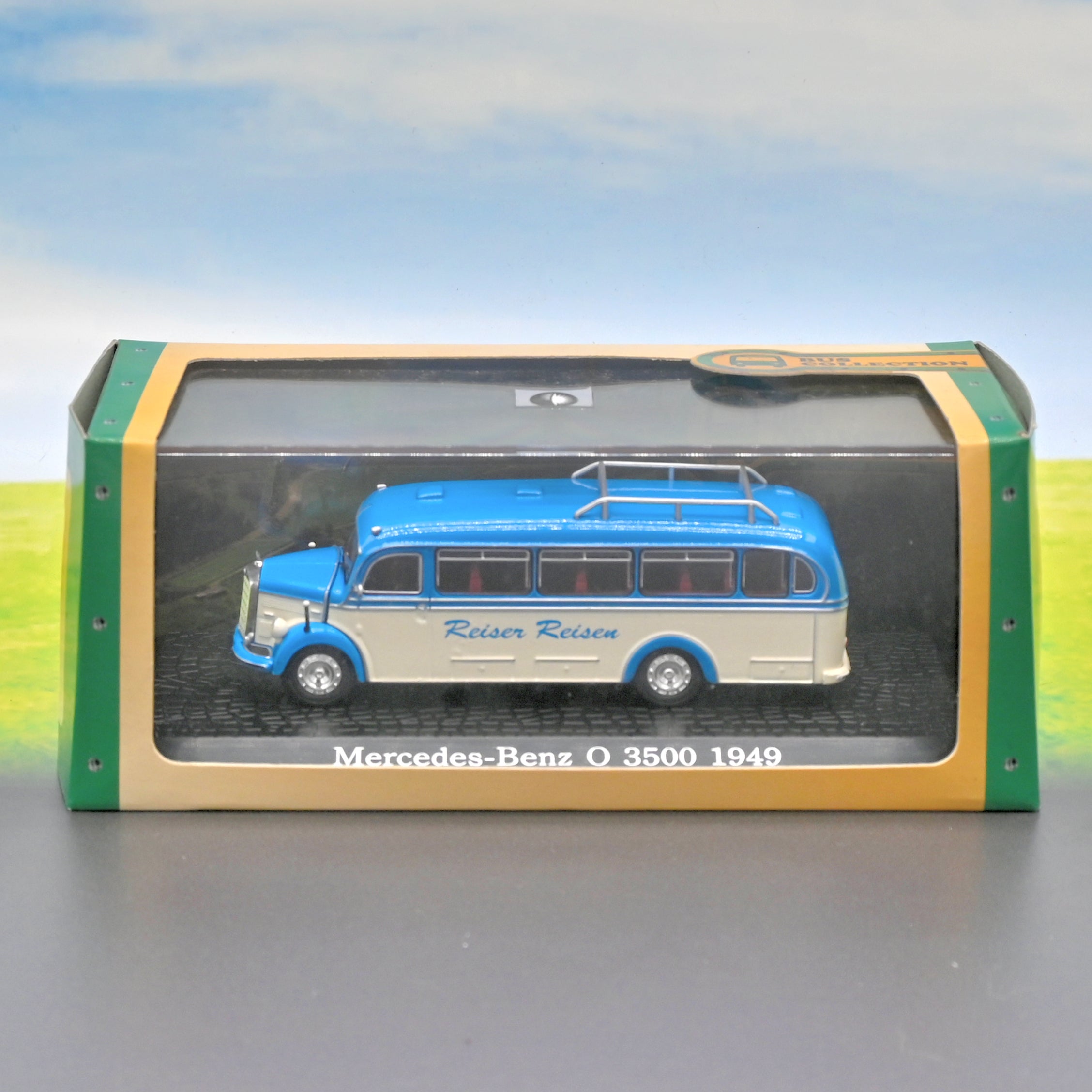 Atlas Editions / Mercedes-Benz O 3500 1949 / Reiser Reisen / 1:72 Scale ...