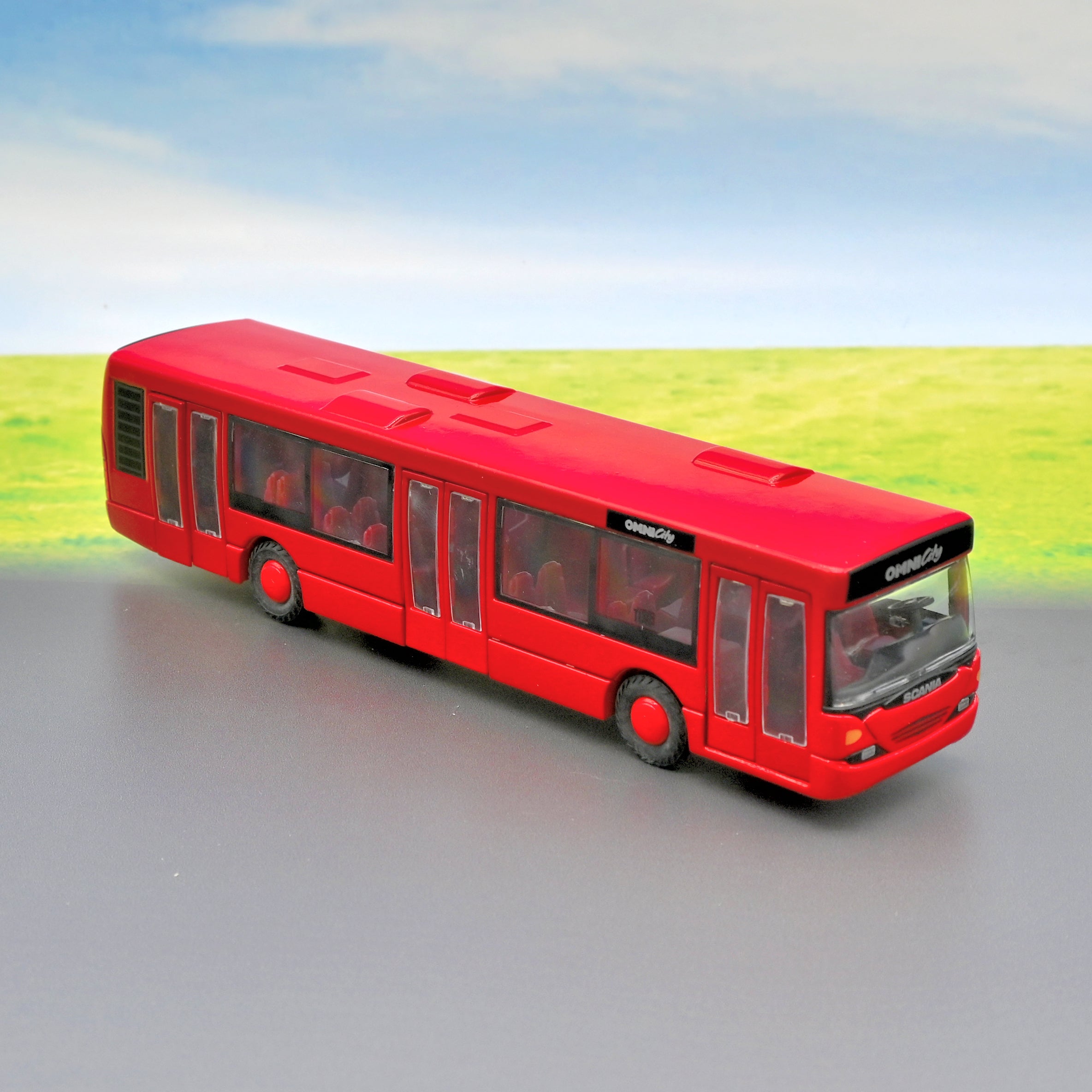 Joal REF 155 / Scania OmniCity / Red / 1:50 Scale | Model Buses Collection