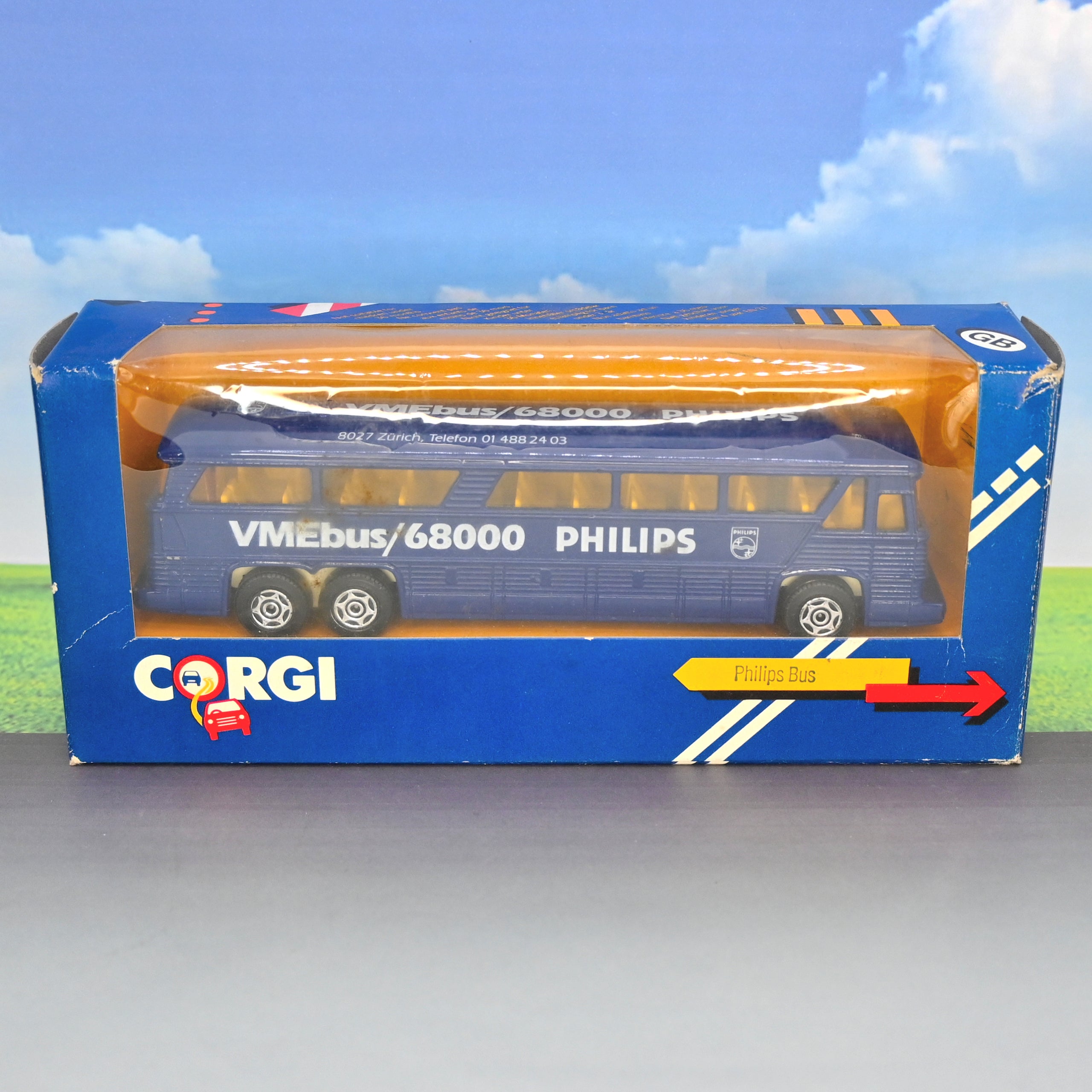 Corgi 1223 / Philips Bus / VMEBus 68000 / No Scale | Model Buses Collection