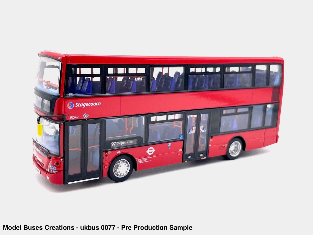 *PRE-ORDER* Northcord ukbus 0077 / Scania OmniCity / Stagecoach London 97 Chingford Station / 1: ...