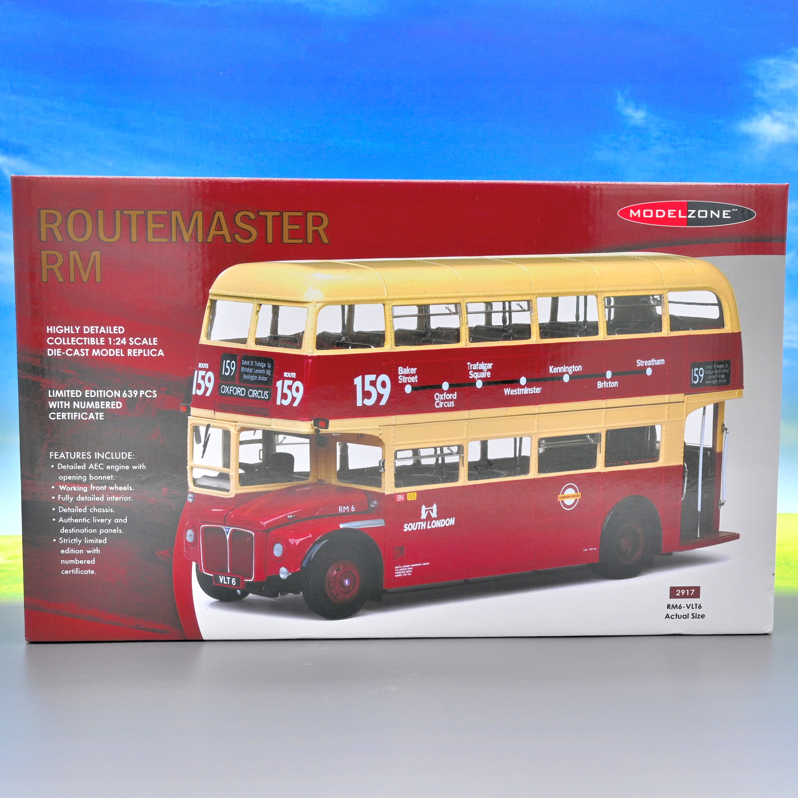 MINT BOXED Sun Star 2917 AEC Routemaster RM6 VLT6 South London mint-boxed-sun-star-2917-aec-routemaster-rm6-vlt6-south-london