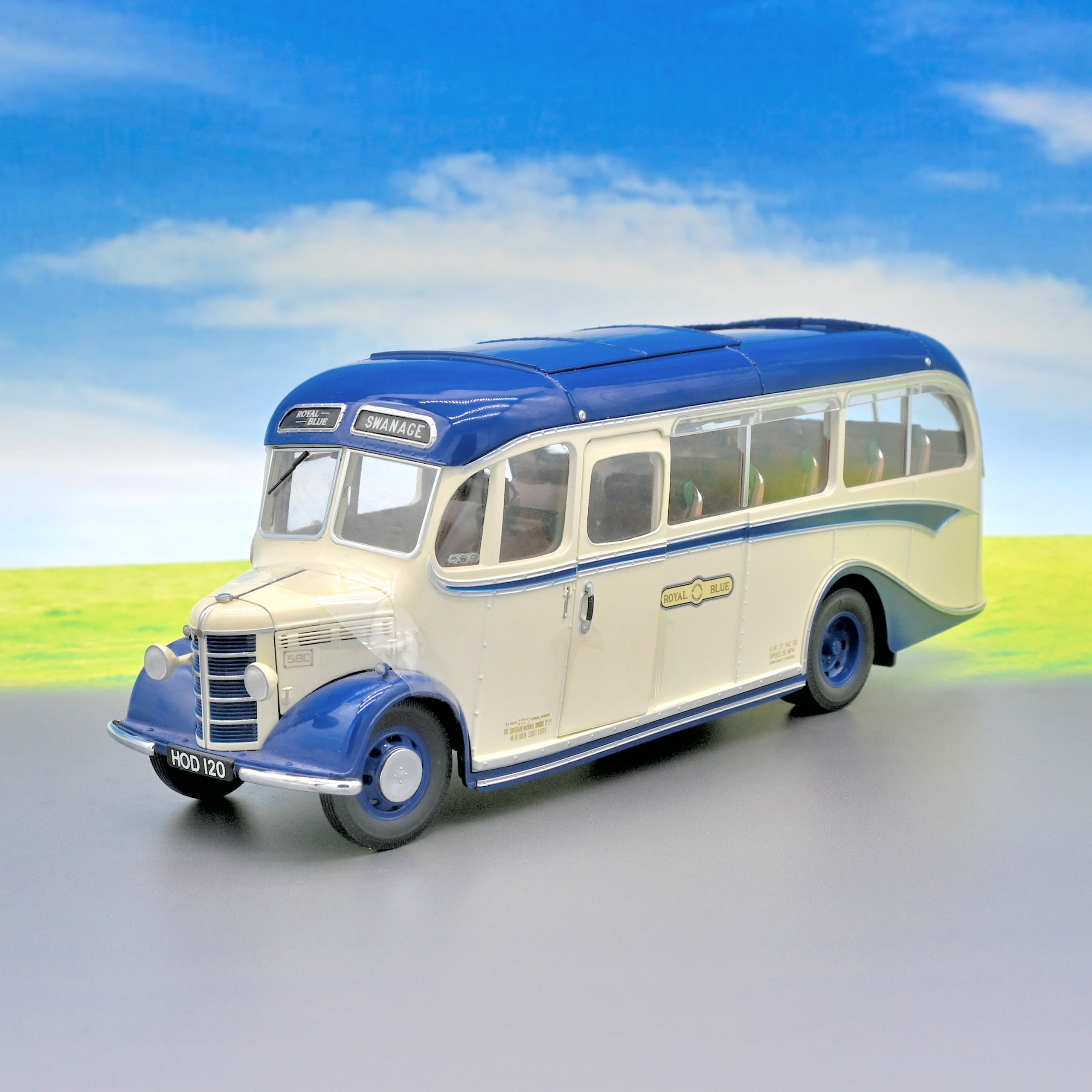 Sun Star 5008 / Bedford OB Duple Vista / Southern National Royal Blue ...