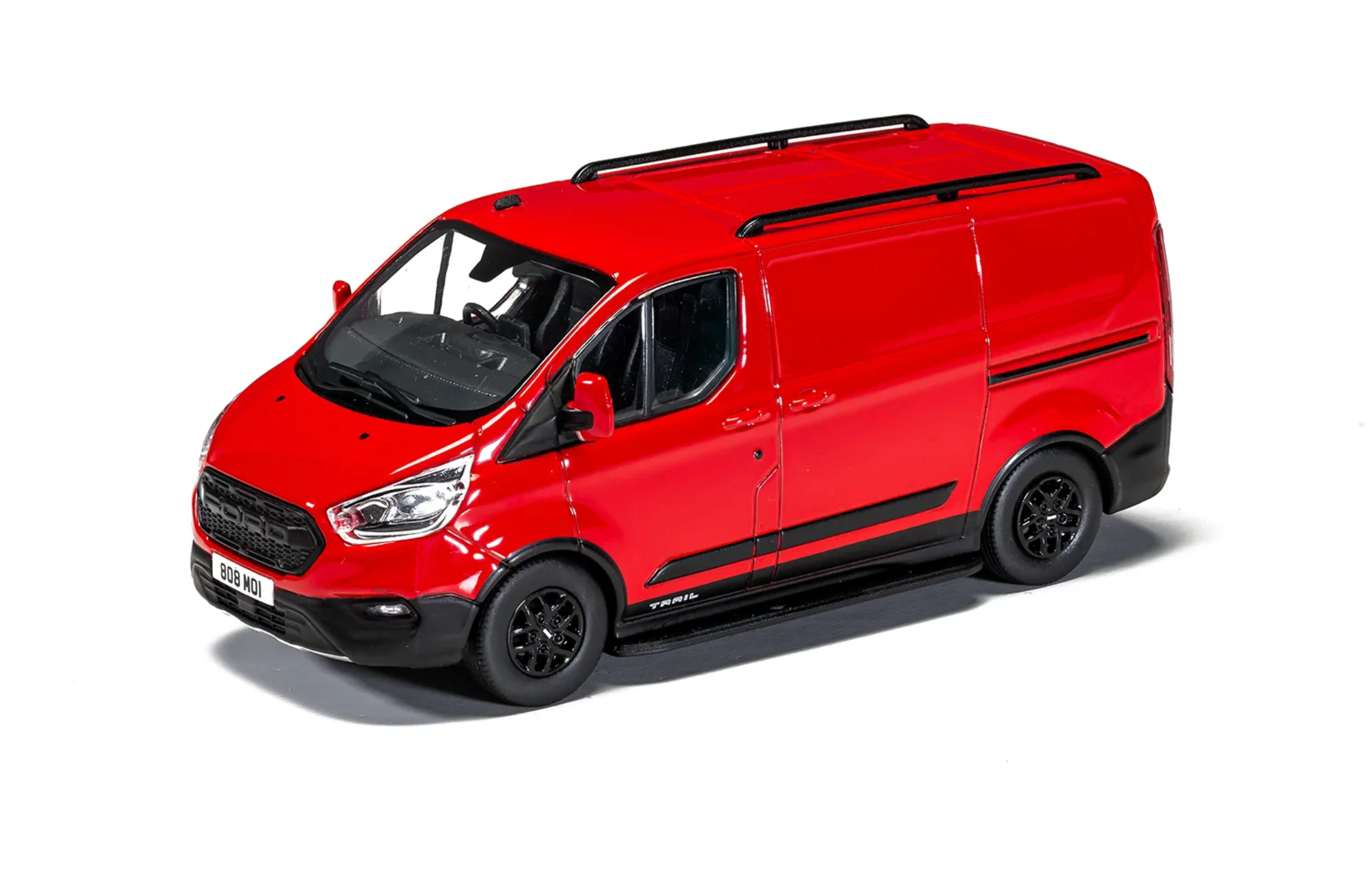 Corgi VA15102 / Ford Transit Custom Trail 2.0 (L1 H1) / Race Red / 1:43 ...