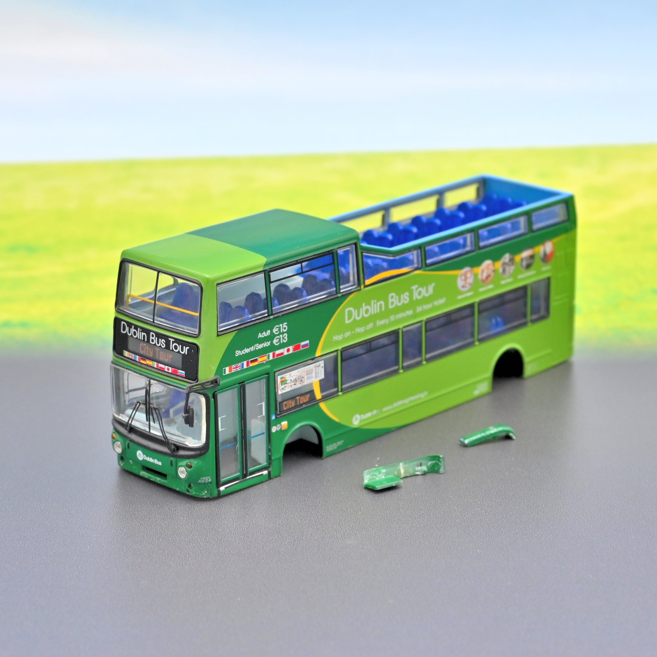 Scrapyard / iebus 0002 / Volvo ALX400 / Dublin Bus Tour / 1:76 Scale ...